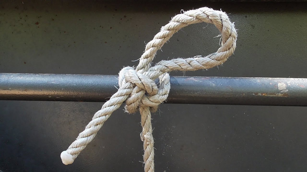 Highwayman's Hitch Knot ผูกแน่น ปลดไวในวินาที